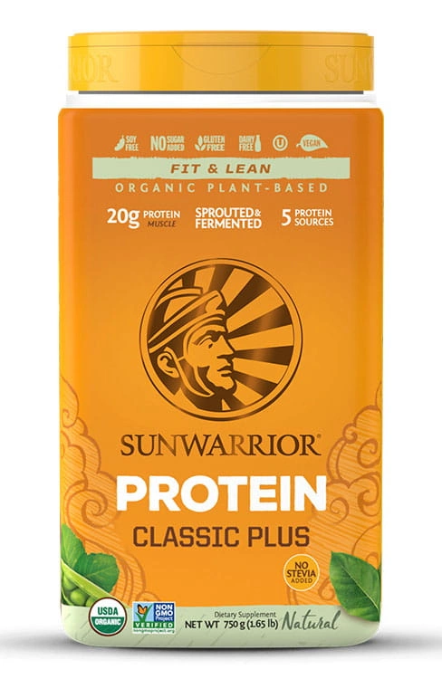 Sunwarrior Classic PLUS - Bezsmakowe białko wegańskie (30 porcji / 750g ...